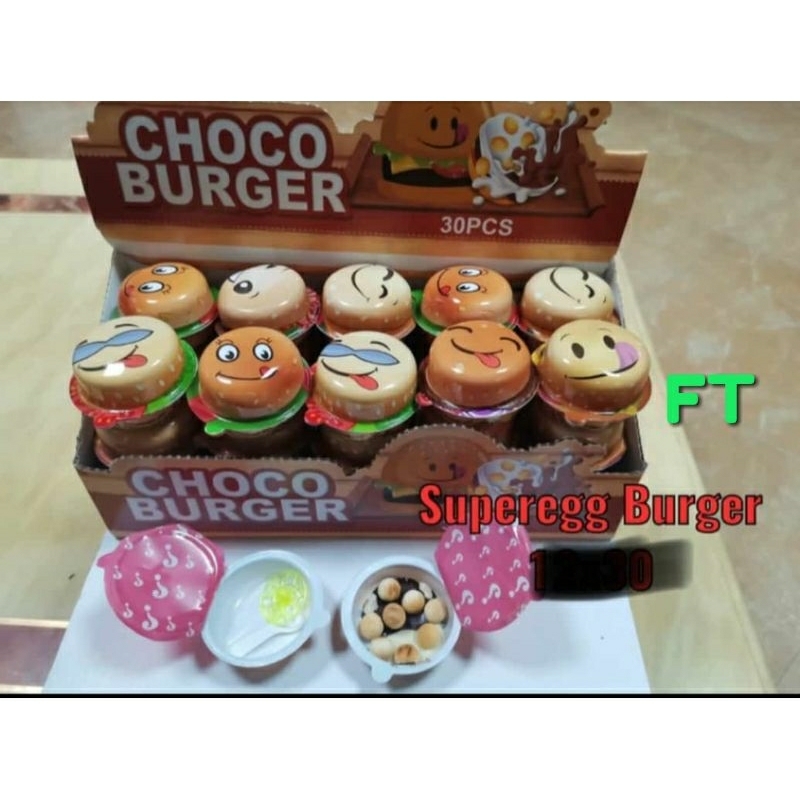 Jual CHOCO BURGER 30 PCS | Shopee Indonesia