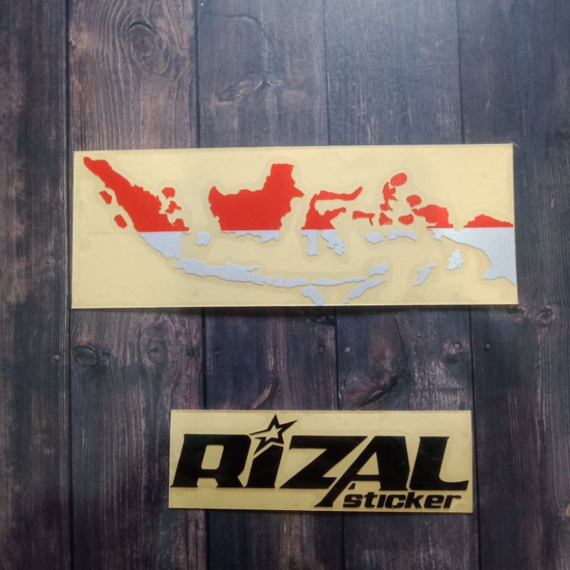 Jual STICKER PETA MERAH PUTIH CUTTING STICKER | Shopee Indonesia