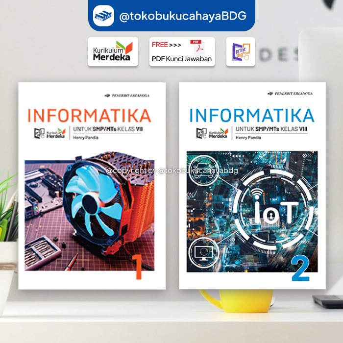 Jual BUKU INFORMATIKA KURIKULUM MERDEKA SMP/MTS Kls 7 8 9 ERLANGGA Baru & Original | Shopee ...