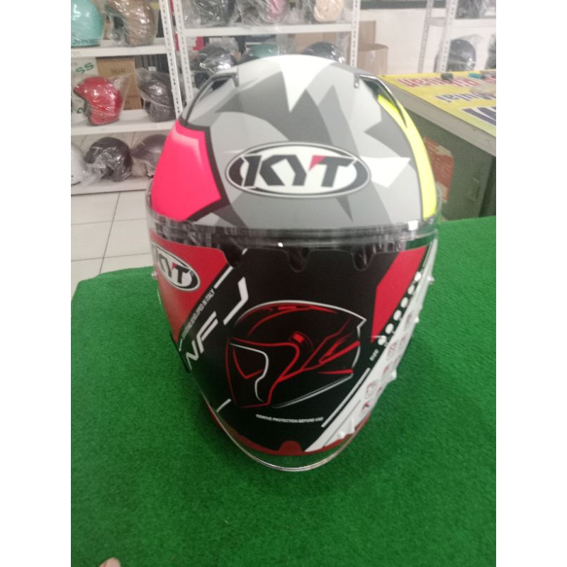Jual helm kyt nfj new motif | Shopee Indonesia