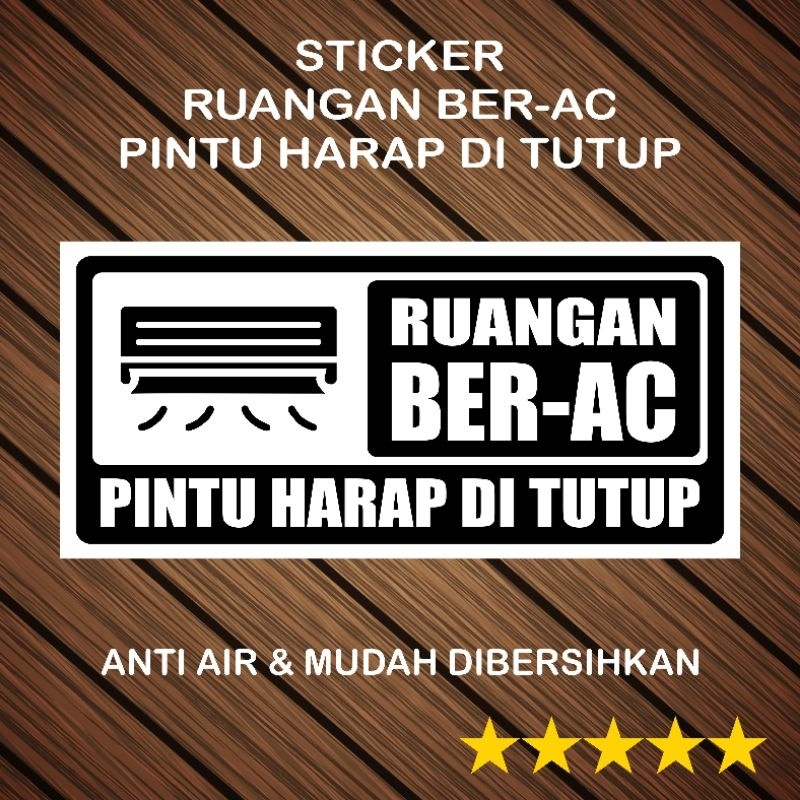 Jual Stiker Ruangan Ber Ac Stiker Pintu Harap Ditutup Kembali Ruangan ... Jual Stiker Ruangan Ber Ac Stiker Pintu Harap Ditutup Kembali Ruangan ...