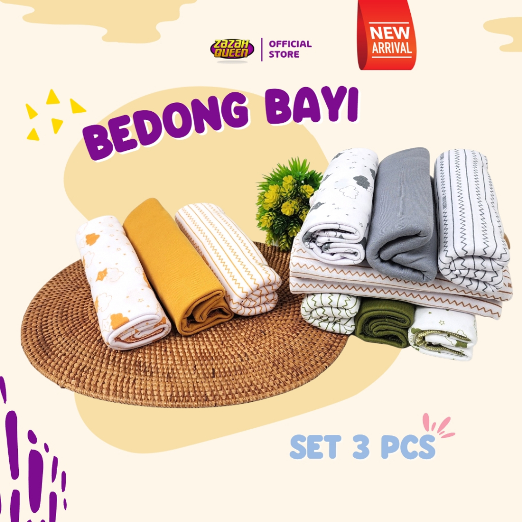 Jual 110 x 90 Bedong Bayi JUMBO Set 3 PCS | Shopee Indonesia