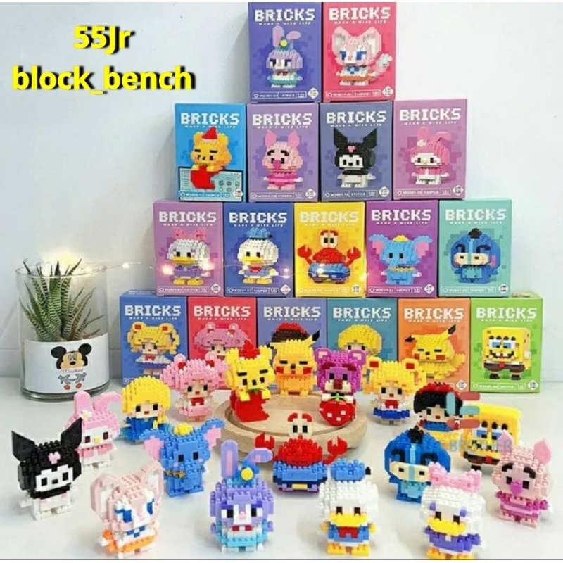 Jual 55JR NANO BLOCK BRICKS BRICK MAINAN EDUKASI Nano MICRO MINI MAGIC ...