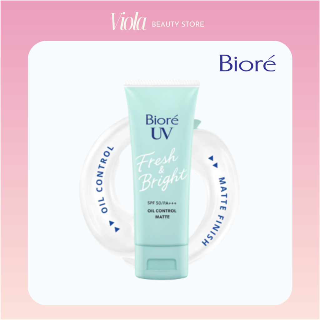 Jual Biore UV Fresh & Bright Oil Control Matte Sunscreen SPF 50+ PA+++ 30g | Shopee Indonesia