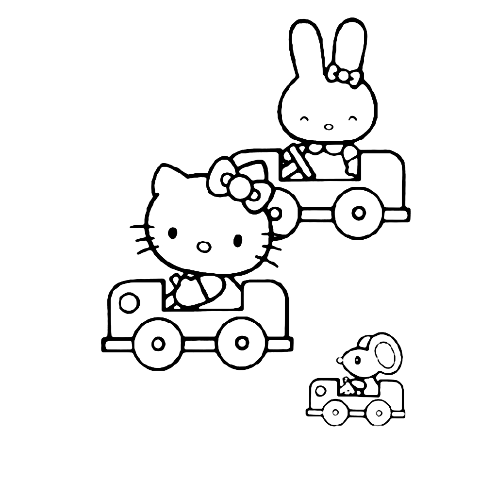 Jual Gambar Sketsa Mewarnai / Hello Kitty / Part 2 / Gambar Sketsa ...