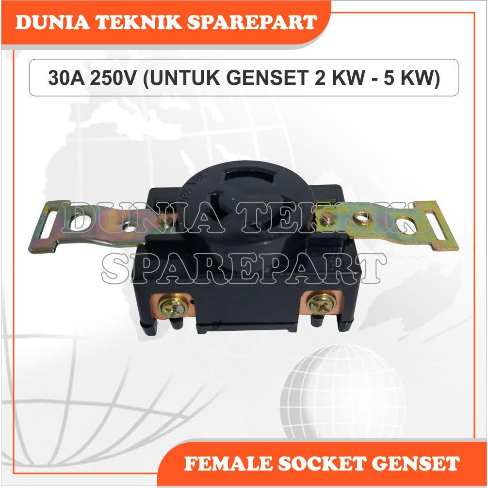 Jual FEMALE SOCKET GENSET / LOCKING PLUG PUTAR / RUMAH COLOKAN GENSET ...