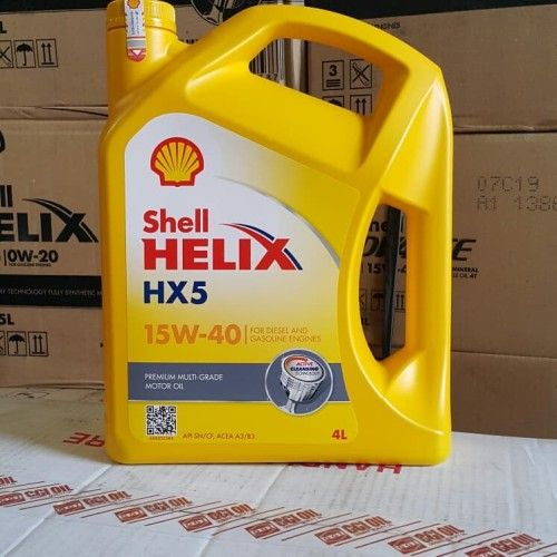 Jual Oli mobil shell helix5 15W-40 4000ml 4Liter | Shopee Indonesia