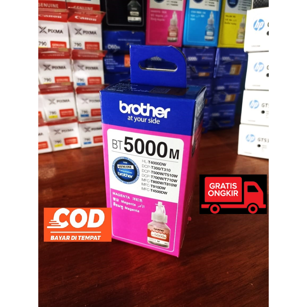 Jual Tinta Brother D60 Black & BT5000 PREMIUM ORI, Support Printer : DCP T 220W, T 310, T 420W ...