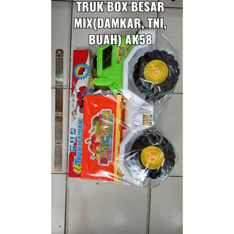 Jual AK JUMBO/MAINAN MOBIL TRUK BOX BESAR PENGANGKUT BUAH AK 58 ...