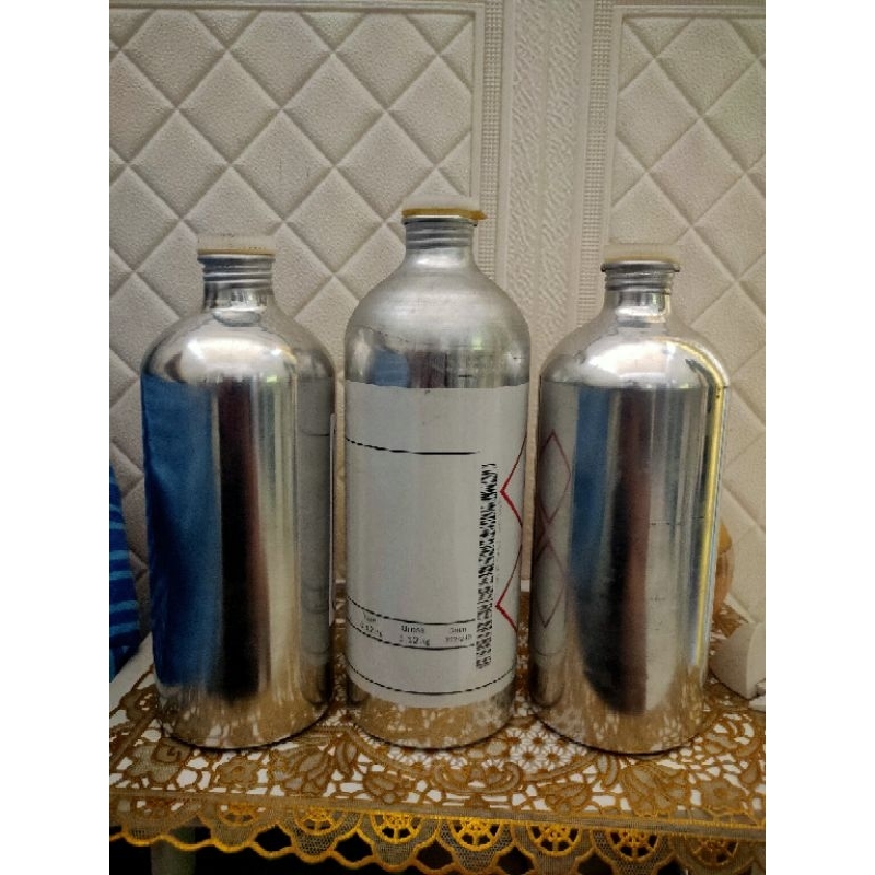Jual BOTOL ALUMUNIUM//RANDOM//BOTOL BEKAS PARFUM//BOTOL KALENG KOSONG ...