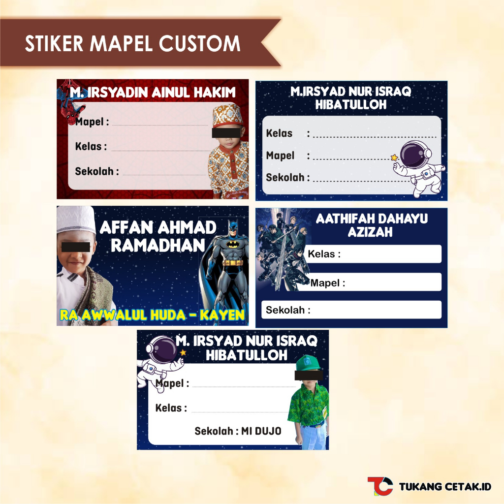 Jual Stiker Mapel Custom | Shopee Indonesia