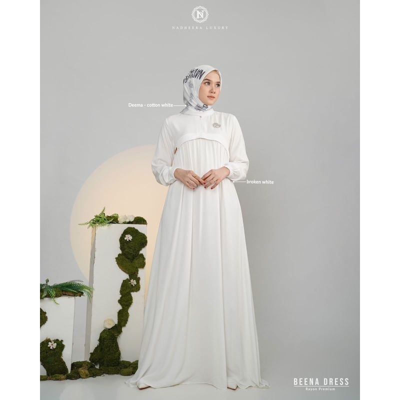 Jual beena dress nadheera luxury special price | Shopee Indonesia