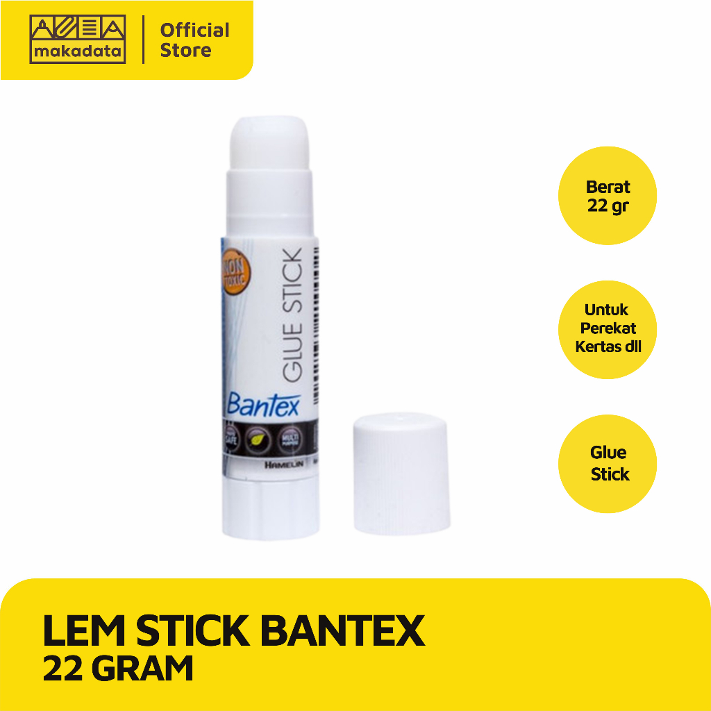 Jual GLUE | LEM STICK BANTEX 22 GRAM MURAH (1PCS) | Shopee Indonesia