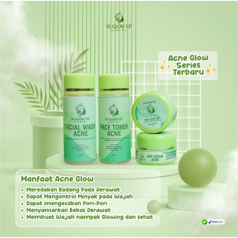 Jual Paket Acne Glow Perfect SS Glow Up by Sartika Diman Skincare ...