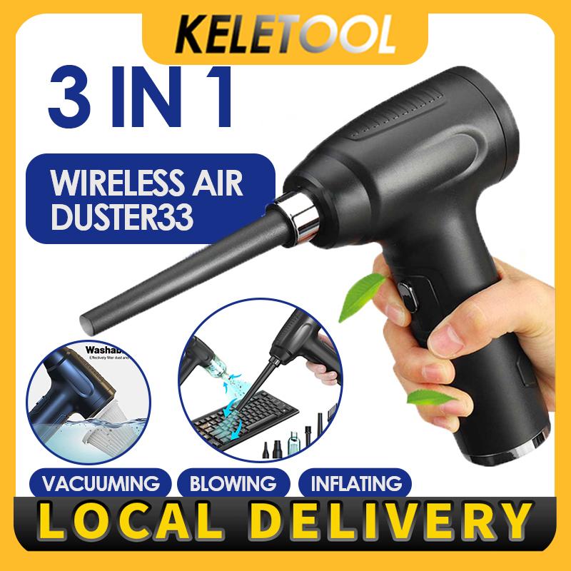Jual 3 in 1 Cordless Vacuum Cleaner Blower Air Duster 28000PA Vacuum ...