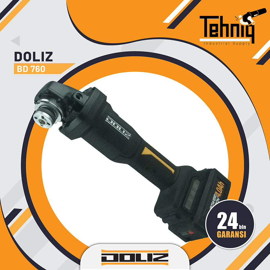 Jual DOLIZ BD760 CORDLESS BRUSHLESS ANGLE GRINDER / DOLIZ BD 760 ...