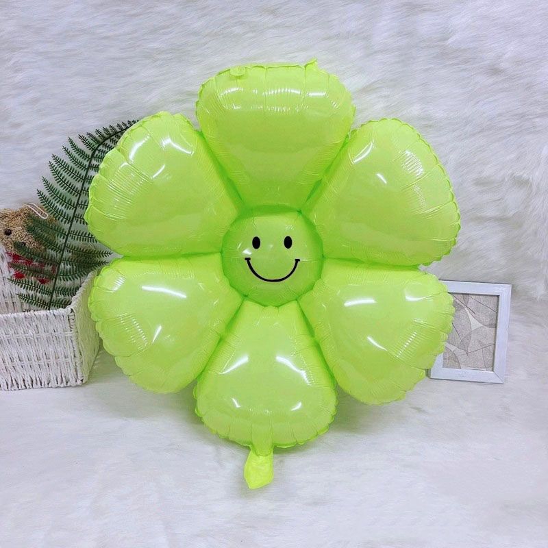 Jual balon foil bunga daisy besar balon bunga matahari di jogja ...