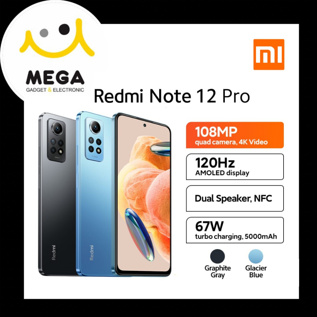 Jual Xiaomi Redmi Note 12 Pro 6GB + 128GB Garansi Resmi Xiaomi ...