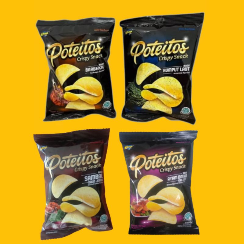 Jual Poteitos Crispy Snack 10 x 12g | Shopee Indonesia