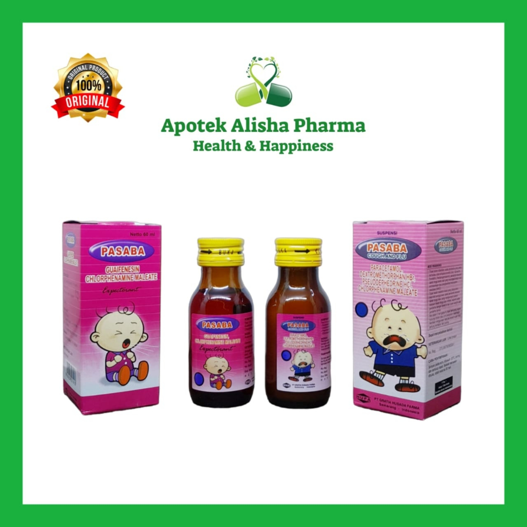Jual Pasaba Ekspektoran Sirup / Pasaba Cough And Flu Syrup 60ml ...