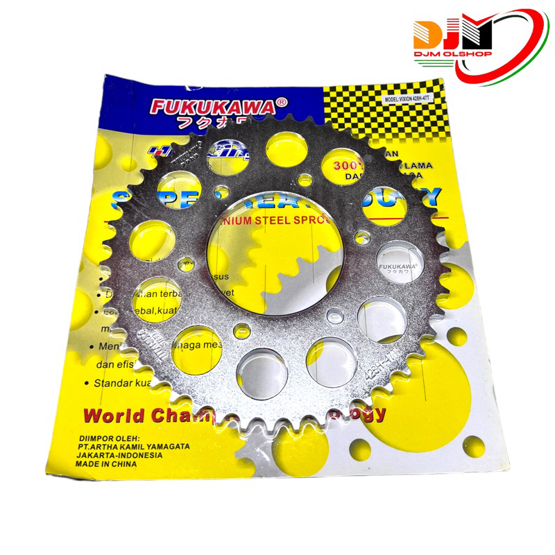 Jual GEAR SET PAKET MODEL SSS RANTAI 428H GOLD VIXION OLD - VIXION NEW ...