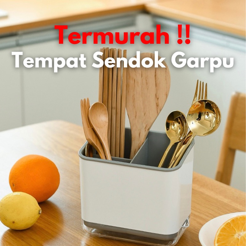 Jual Rak Tempat Sendok Garpu Sumpit Sutil dengan DRAINASE. Desain ...