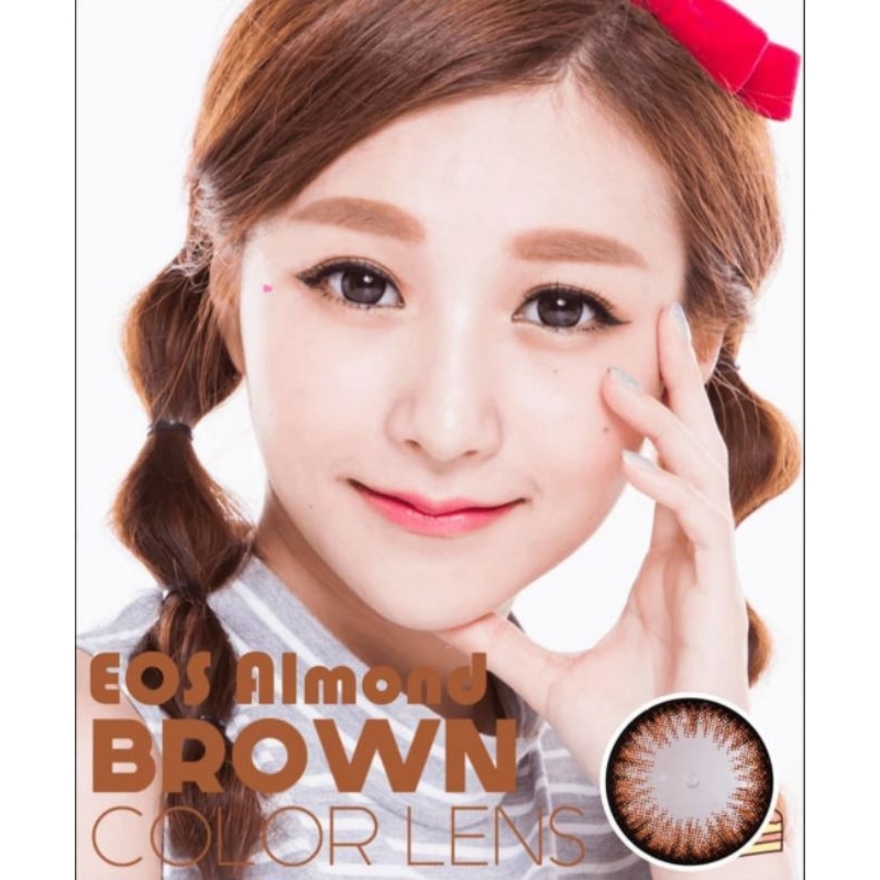 Jual SOFTLENS EOS ALMOMD BROWN DIA 14.5 MM | Shopee Indonesia
