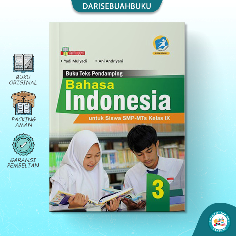 Jual Buku BAHASA INDONESIA SMP Kelas IX - K-13 Edisi Revisi | Shopee Indonesia