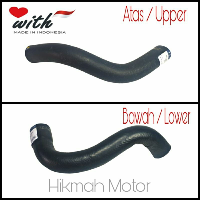 Jual SEPASANG Selang Radiator bagian ATAS dan BAWAH atau Outlet ...