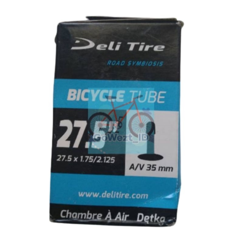 Jual Ban Dalam Sepeda Ukuran 27.5 x 1.75 / 1.90 / 2.10 / 2.125 Swallow Deli Tire AV Gunung MTB ...
