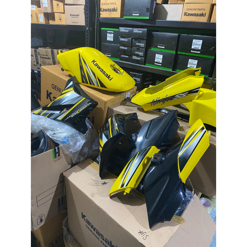 Jual BODY COVER NINJA SS KUNING ORIGINAL KAWASAKI NINJA R NINJA M ...