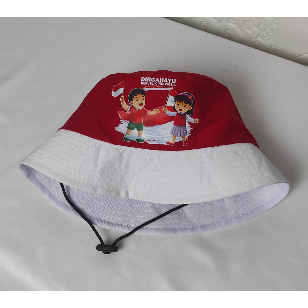 Jual Topi Bucket Anak Kemerdekaan RI Topi Bucket Anak Dirgahayu ...