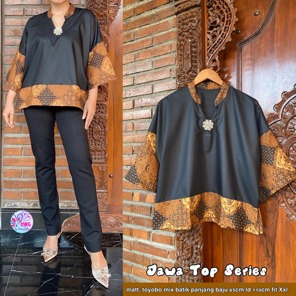 Jual Blus Batik Modern Jawa Classic | Shopee Indonesia