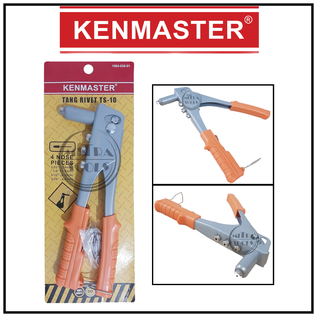 Jual KENMASTER TS-10 Tang Rivet / Hand Riveter Alat Tembak Paku Rivet ...