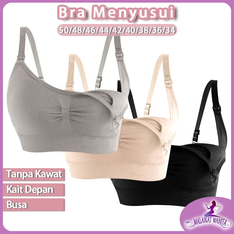 Jual Bra Menyusui Tanpa Kawat Nursing Bh Murni Murah Bra Kait Depan ...