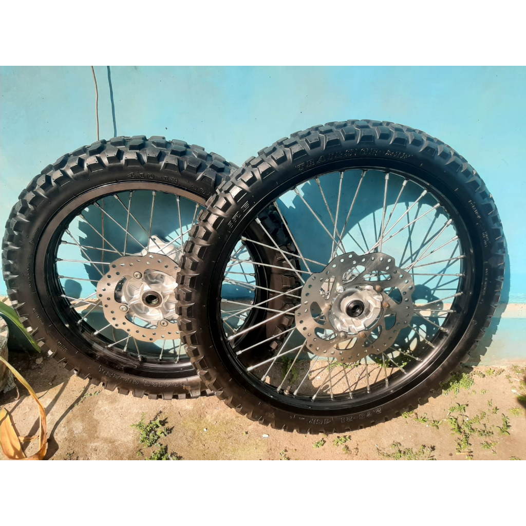 Jual Wheelset Original Honda CRF 150 L Lengkap Dengan Piringan Roda ...