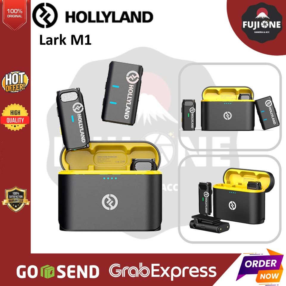 Jual Hollyland LARK M1 DUO 2-Person Wireless Microphone System (2.4 GHz) | Shopee Indonesia