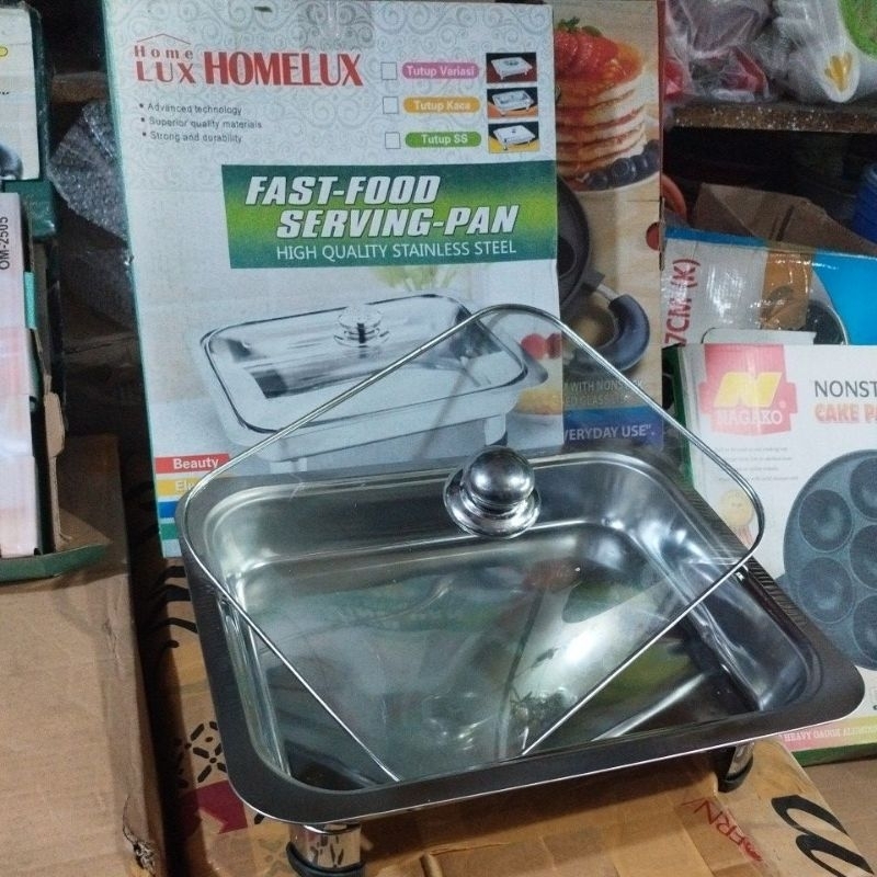 Jual Prasmanan makanan / tempat makanan / Fast Food Tutup kaca ...