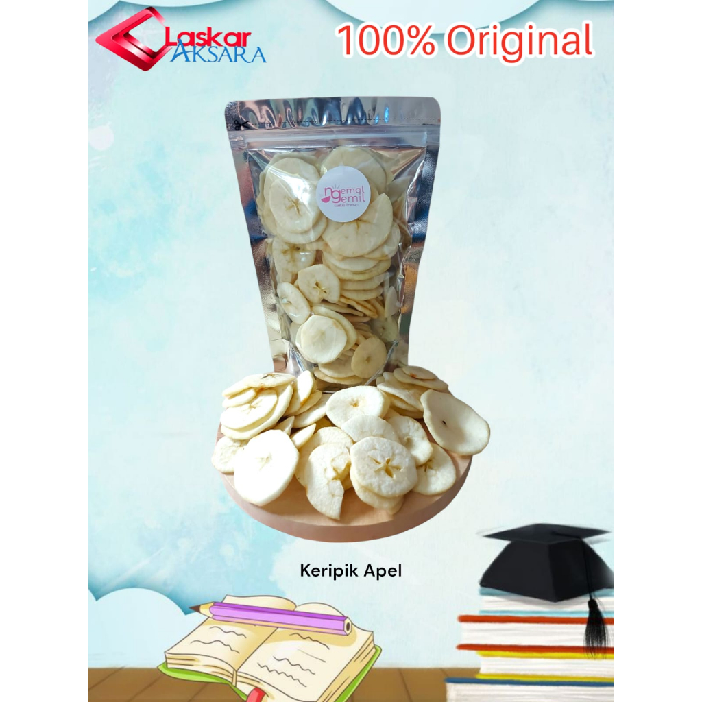 Jual Keripik Apel Kripik Buah Apple Chips / Premium | Shopee Indonesia