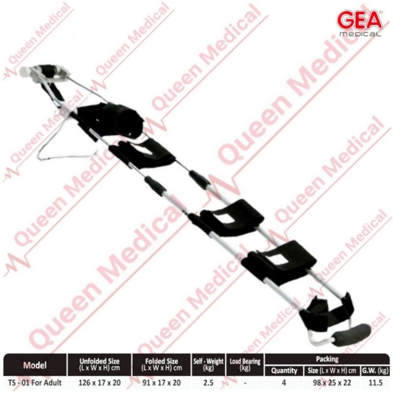 Jual Traction Splint Adult GEA TS-01/Tandu Traksi Dewasa | Shopee Indonesia