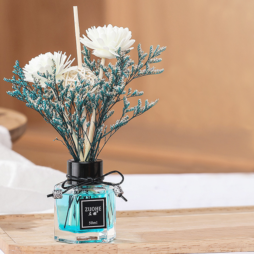 Jual Reed Diffuser Dried Flower Pengharum Ruangan Ocean 50ml | Shopee ...