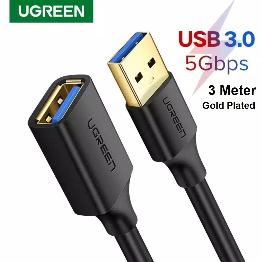 Jual UGREEN ORIGINAL Kabel USB 3.0 Extension Cable USB A Male to Female ...