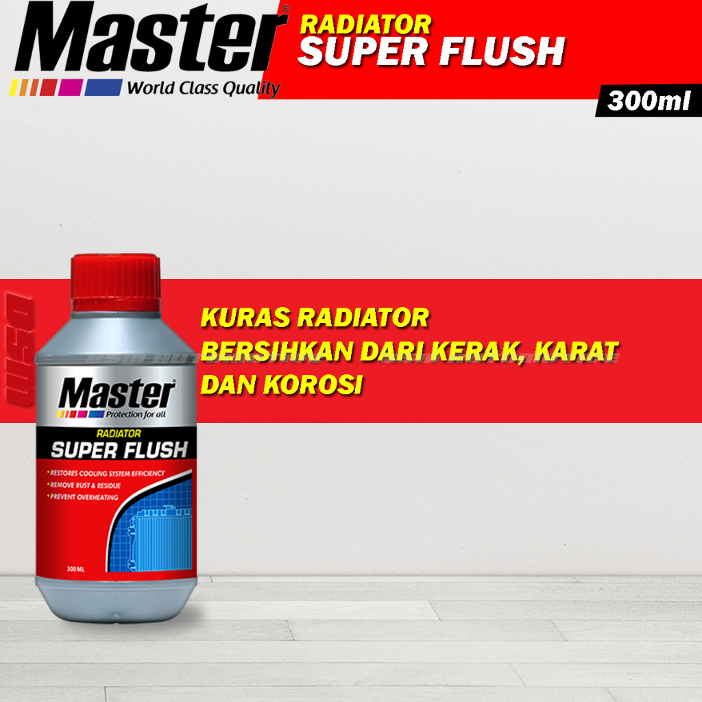 Jual Master Super Flush Bersihkan Kerak Karat Radiator / Cocok Untuk ...