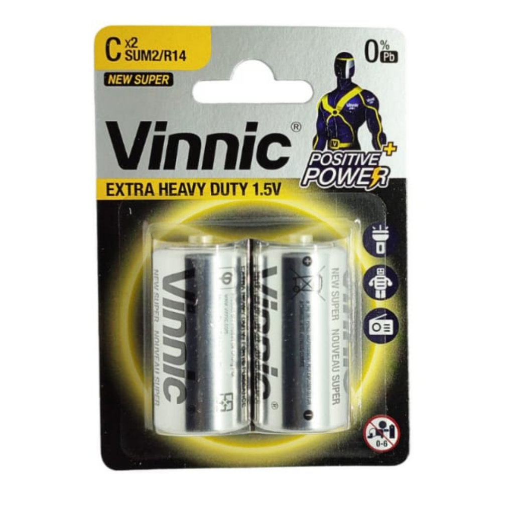 Jual Baterai C Vinnic Original Battery Vinnic Size C | Shopee Indonesia