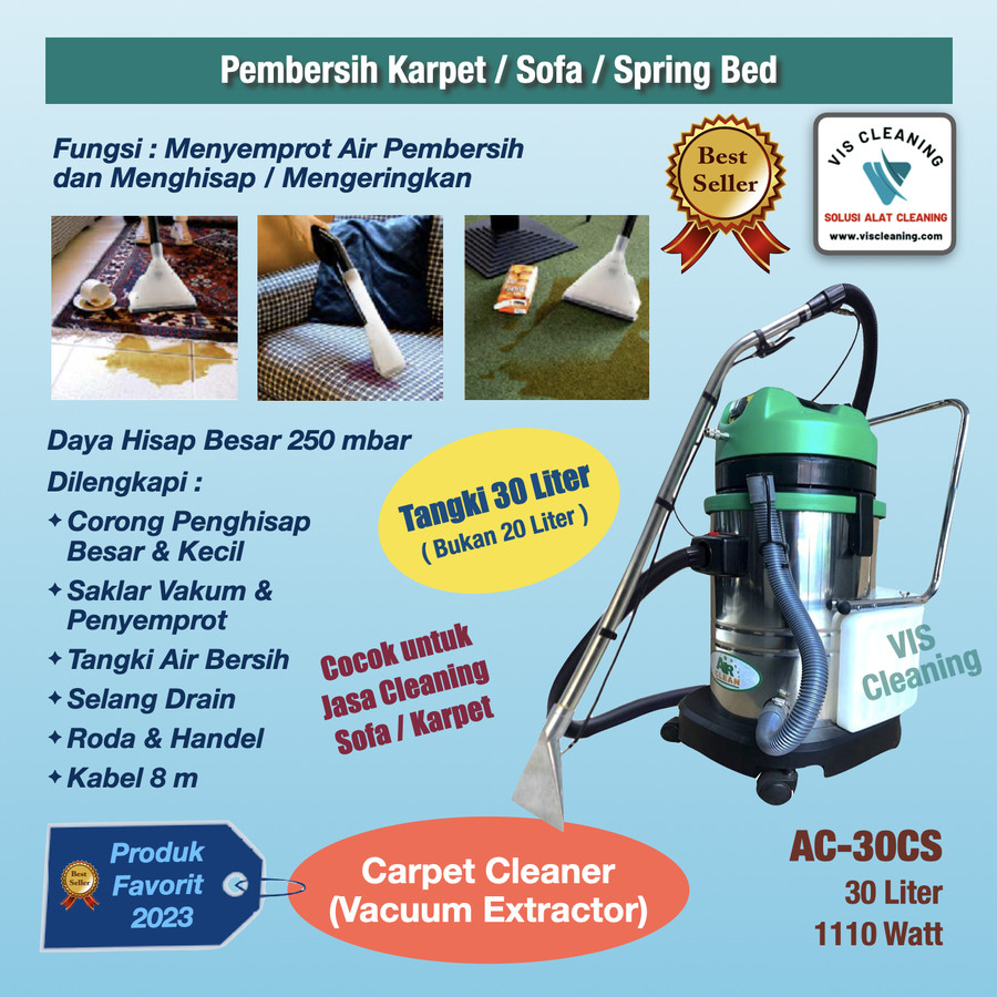Jual Carpet Cleaner (Vacuum Extractor) 30 Liter | Shopee Indonesia