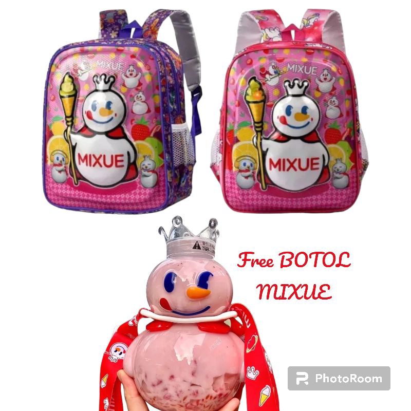 Jual DBS MIXUE LED Tas Ransel Anak SD TK Motif Karakter Mixue Bisa ...
