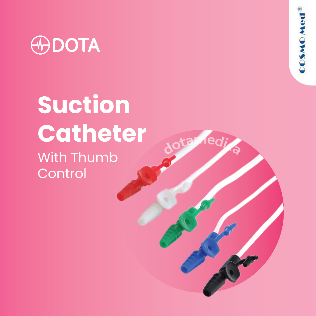 Jual Suction Catheter with Thumb Control (COSMO MED) | Shopee Indonesia