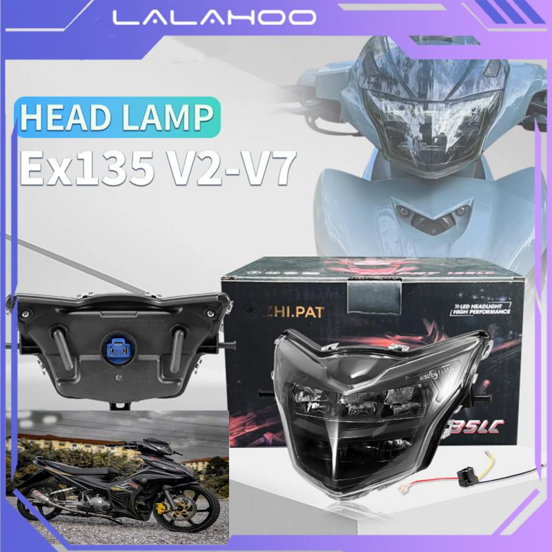 Jual ⚡Free H4 Soket⚡ Zhipat Lampu Depan LED Highlow Beam Untuk YAMAHA LC135 jupiter MX135 MX NEW ...