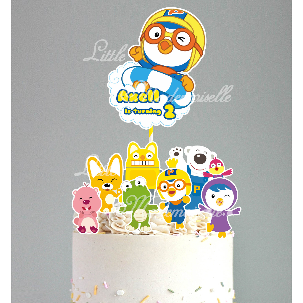 Jual Topper birthday cake Pororo | Shopee Indonesia