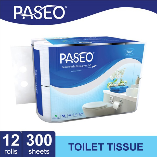 Jual Paseo Tissue Toilet 12 Rolls | Shopee Indonesia